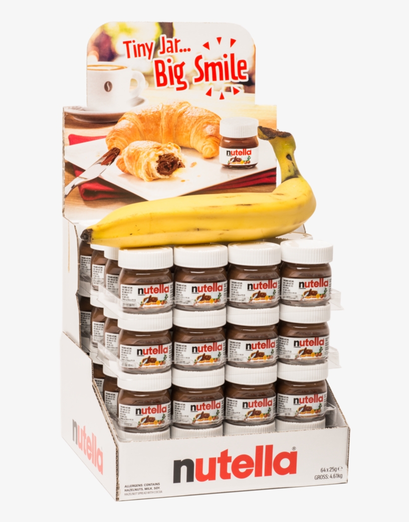 Download 64 Case Of Nutella 25 Gram Fun Size Jar - Mini Nutella Jars Nz ...