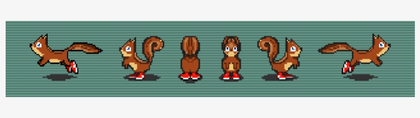 8 Bit Sporty Squirrel 8 Bit Pixel Art Squirrel Sneakers - Bit ...