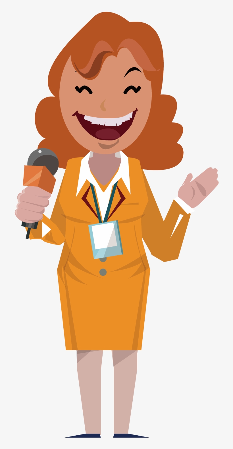 Kid Weather Reporter Clipart