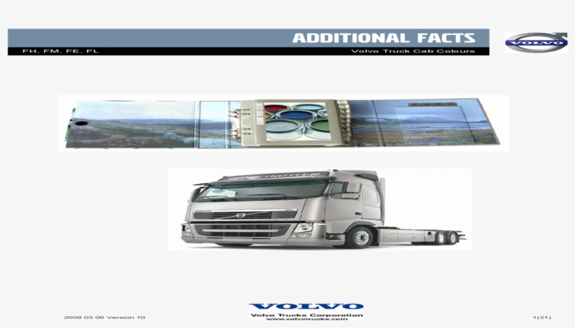 Volvo Truck Cab Colours Colours Eng 10 Code Designation - Blue (ncs ...