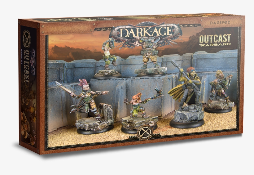 Outcast Mock Up- Warband - Dark Age Outcasts Hoj Transparent PNG ...