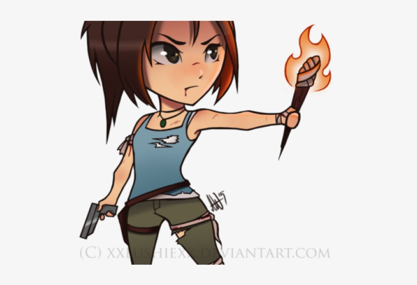 Tomb Raider Clipart Tener - Tomb Raider Lara Croft Chibi Transparent ...