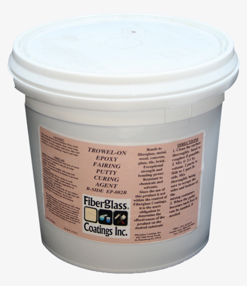 Fgci Trowel-on Fairing Putty, Epoxy, Curing Agent, - 4:1 Non-cor Epoxy ...