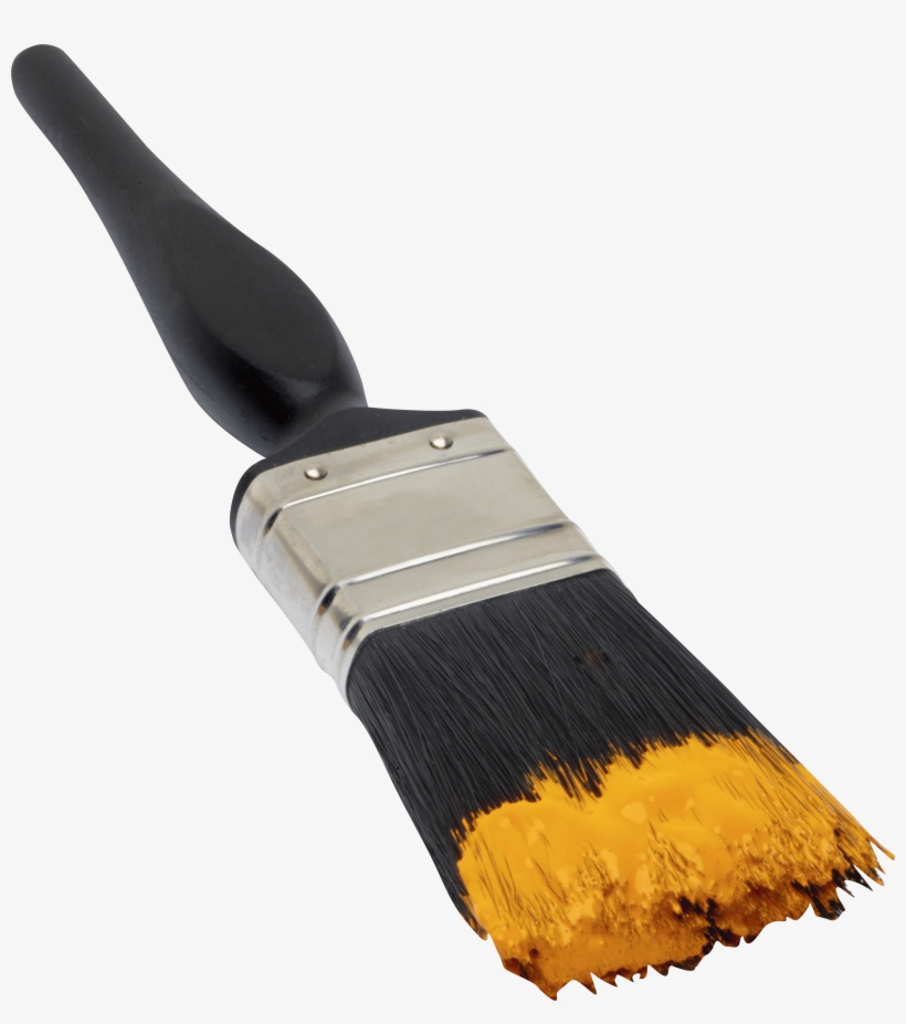Brush Yellow - Paintbrush Png Transparent PNG - 2770x3000 - Free ...