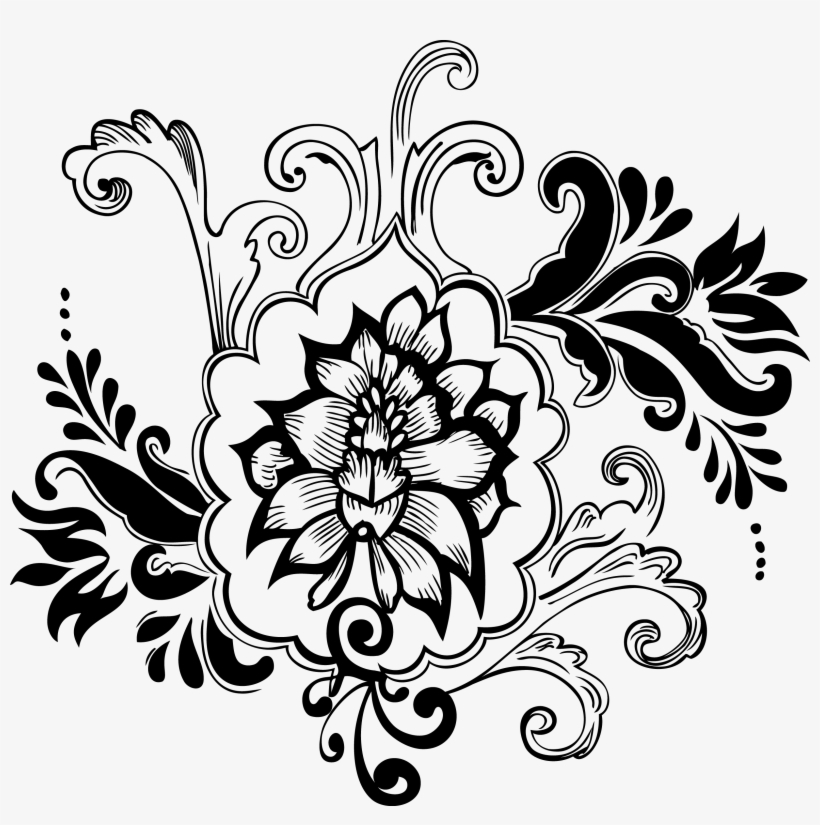 Floral Vector Line Free Download