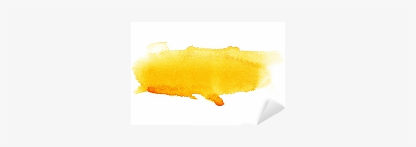Yellow Watercolor Brush Stroke Png Transparent PNG - 400x400 - Free ...