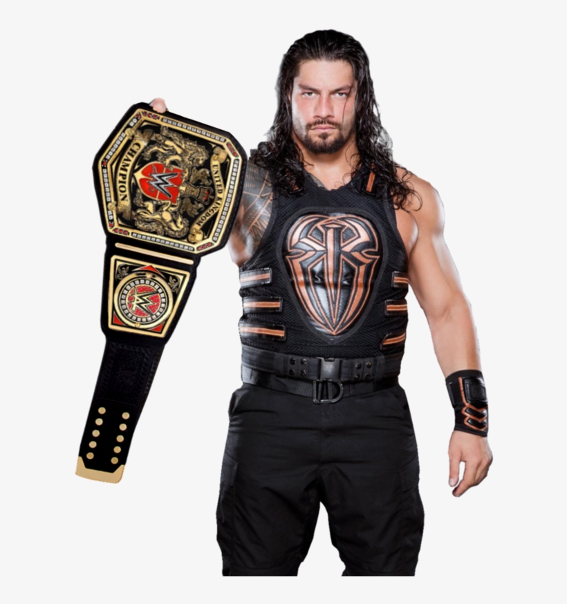 Roman Reigns Download Png Image - Wwe Uk Championship Belt Transparent ...
