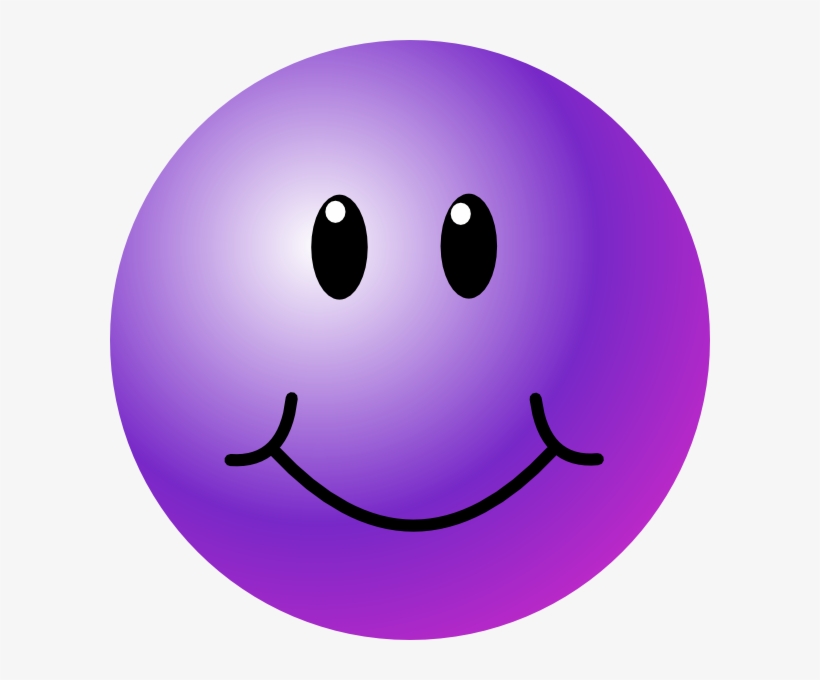 Purple Smiley Face Clip Art - Smiley Face Clip Art Transparent PNG ...