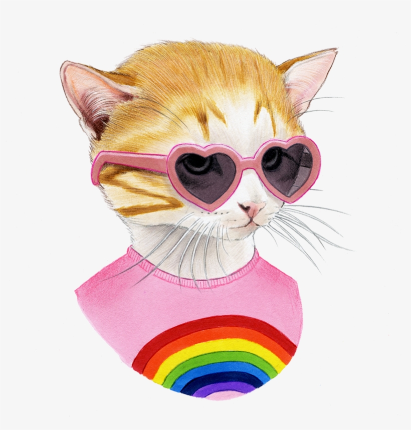 Rainbow Kitten Transparent PNG - 2048x2048 - Free Download on NicePNG