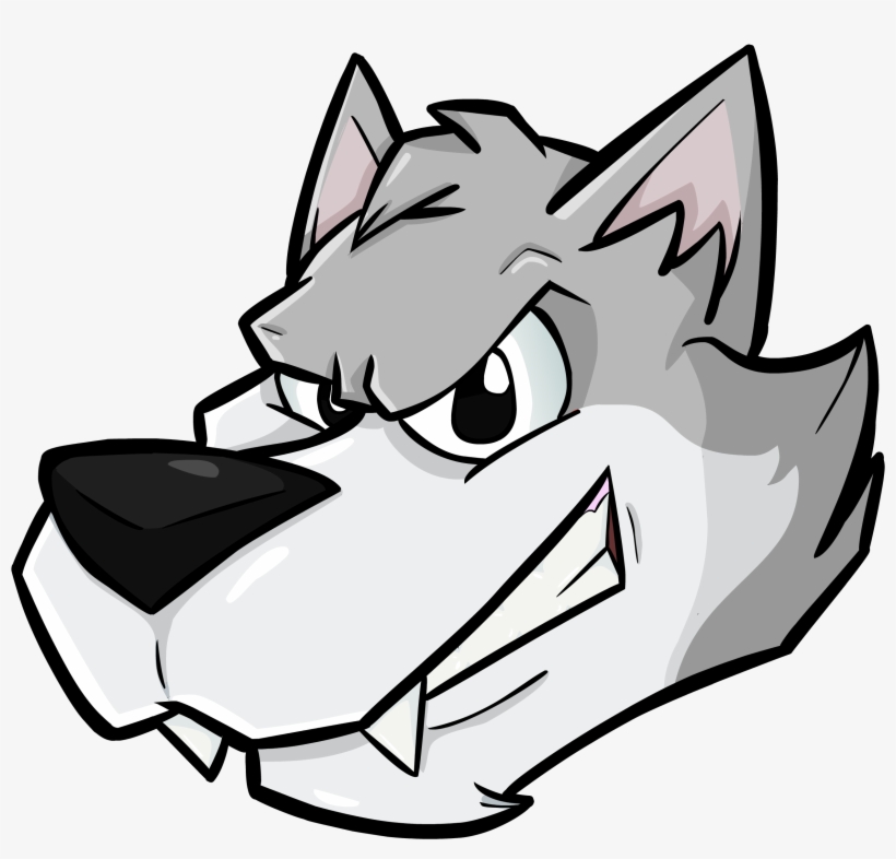 A Wolf Head - Wolf Head Cartoon Png Transparent PNG - 2738x2738 - Free ...