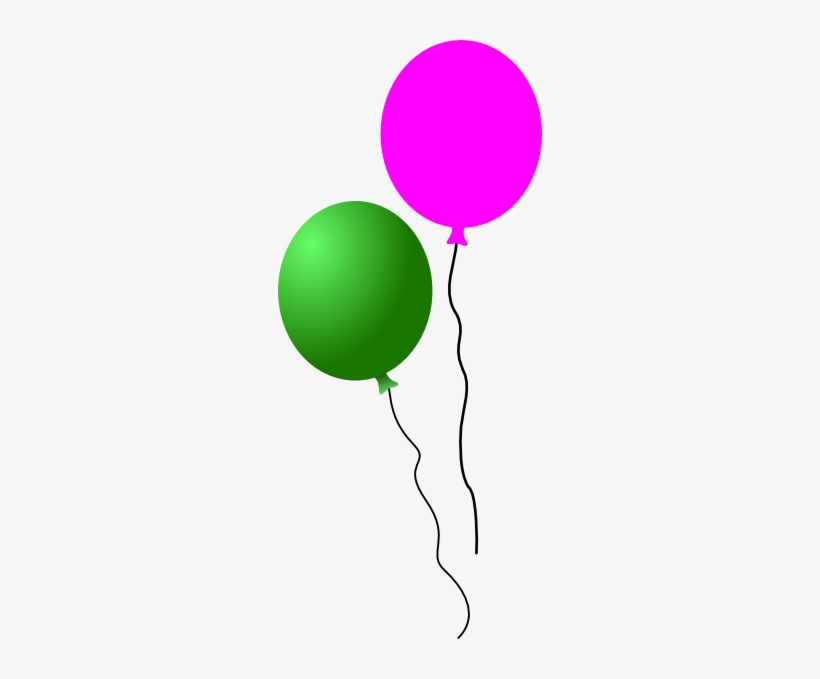 2 Balloons Clipart Images
