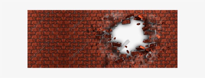 Download Brickwall Explosion - Brick - HD Transparent PNG - NicePNG.com