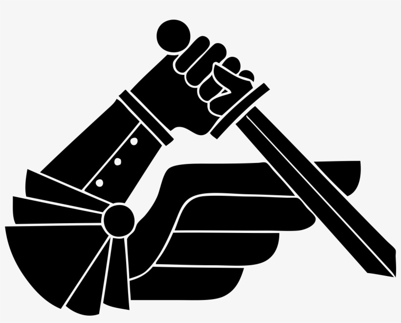 This Free Icons Png Design Of Armoured Arm & Sword Transparent PNG ...