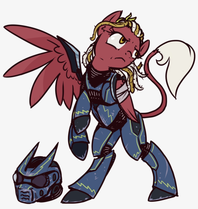 Inlucidreverie, Enclave, Fallout Equestria, Hippogriff, - Cartoon ...