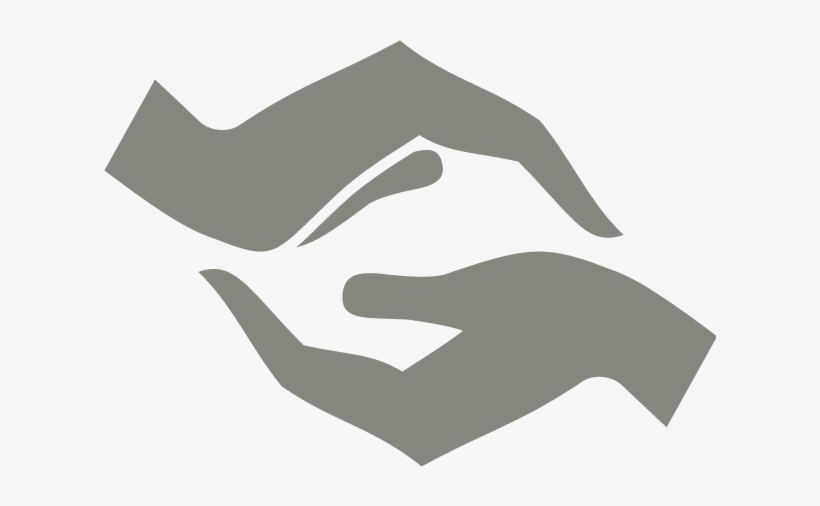 Your Support - Hands Icon Png Grey Transparent PNG - 612x426 - Free ...