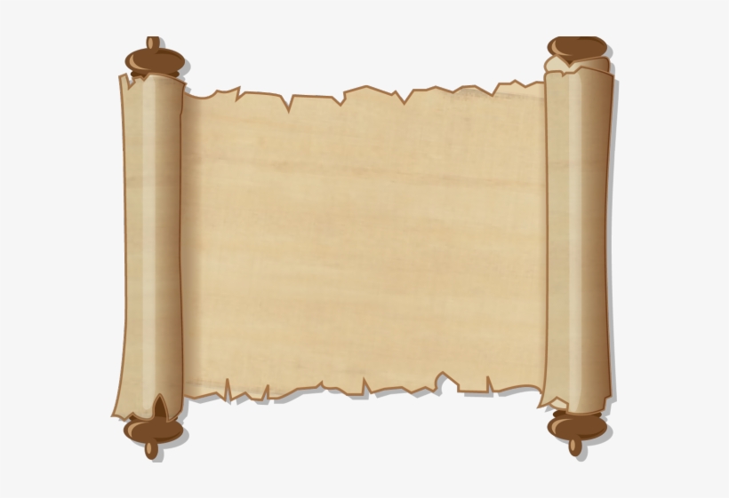Download Scroll Clipart Horizontal - Background Gulungan Kertas Png ...