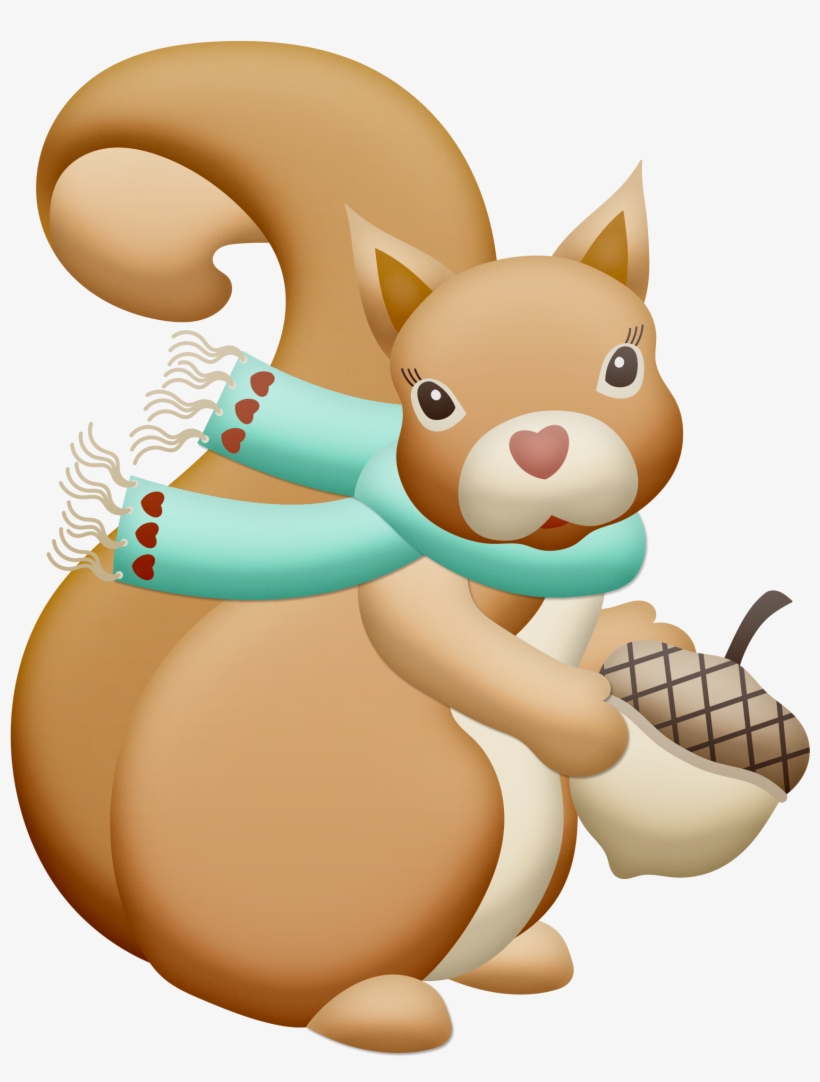 Cute Winter Animals Clipart