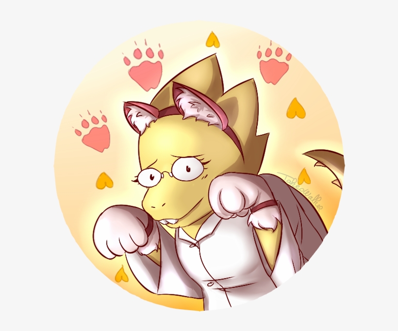 File E3449c901b Original - Alphys Undertale Transparent PNG - 632x613 ...