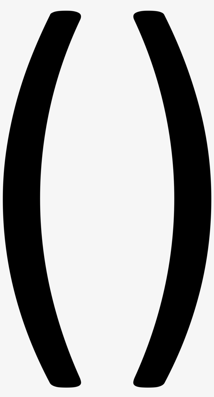 Open - Parentheses Svg Transparent PNG - 2000x2667 - Free Download on ...