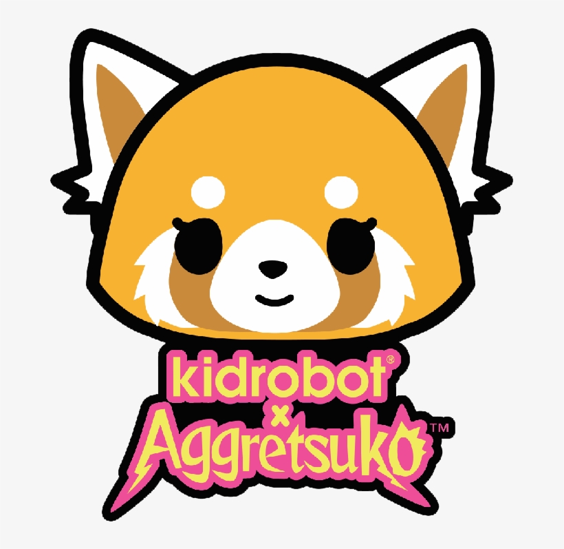 Kidrobot Aggretsuko Logo V=1540426031 - Aggretsuko Sticker Transparent ...
