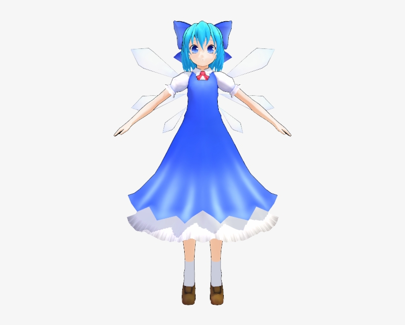 Download Cirno Model - Touhou Cirno Mmd Model - HD Transparent PNG ...