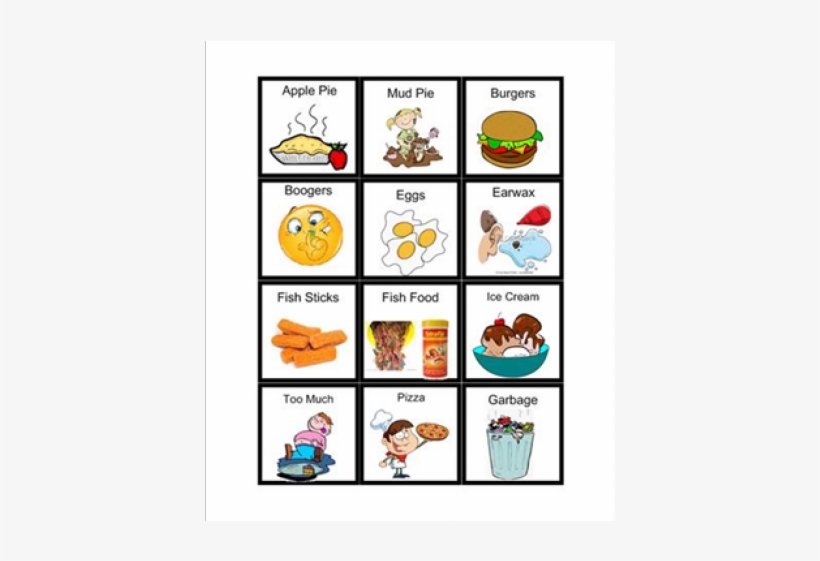 Yucky Food Names For Kids