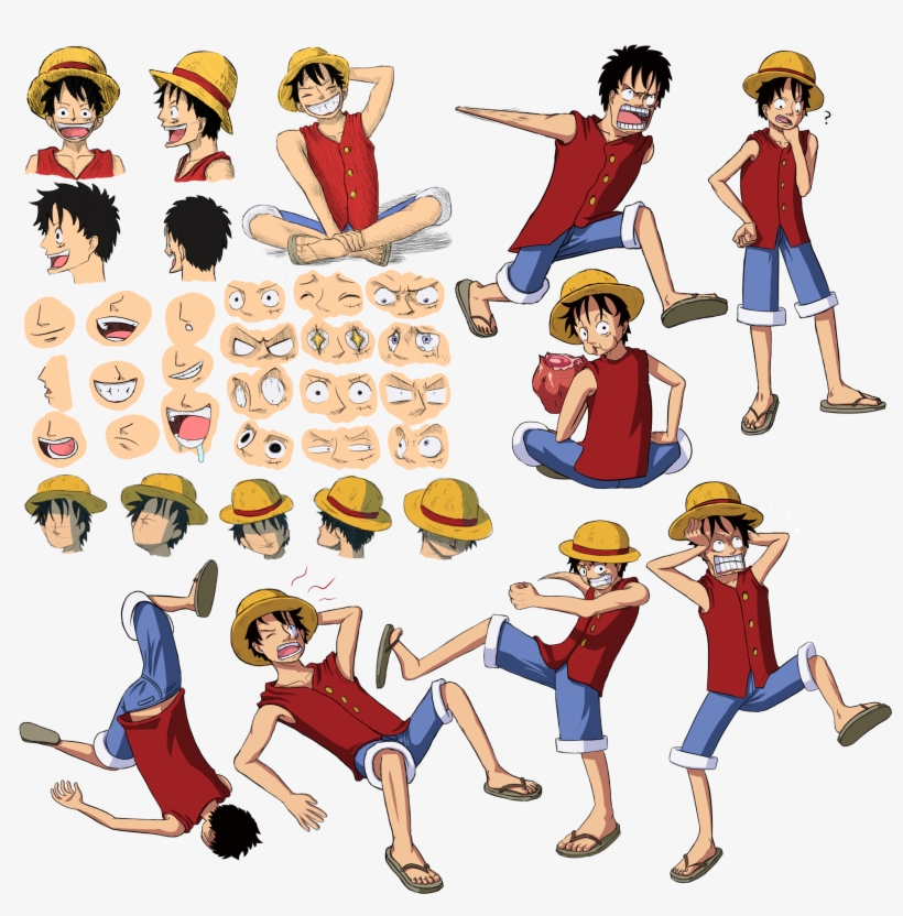 Download Fanartluffy Practice - Buff Luffy - HD Transparent PNG ...