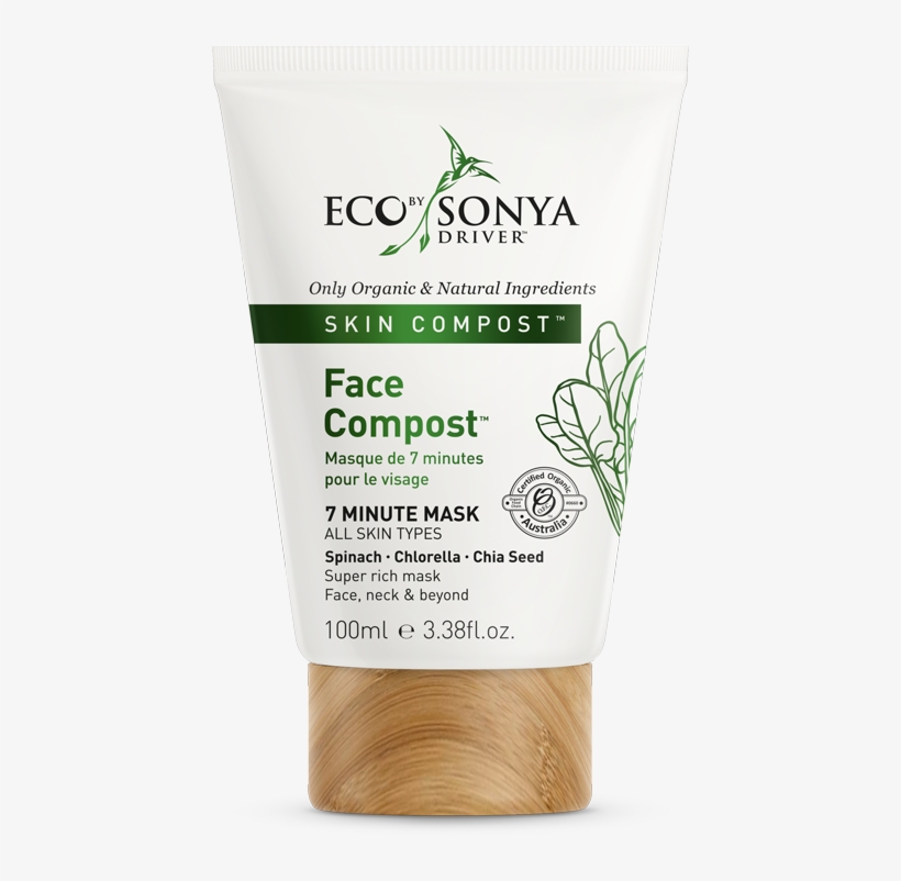 Eco By Sonya Face Compost 7 Minute Mask - Mask Transparent PNG ...
