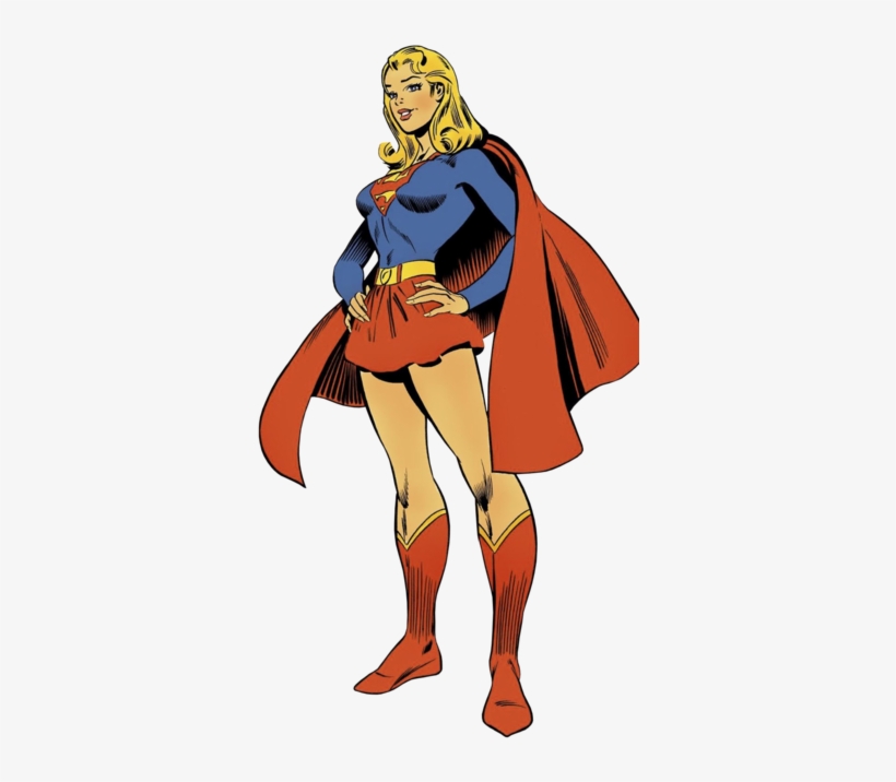 Supergirl Silver Age Dc Comics - Vintage Supergirl Transparent PNG ...