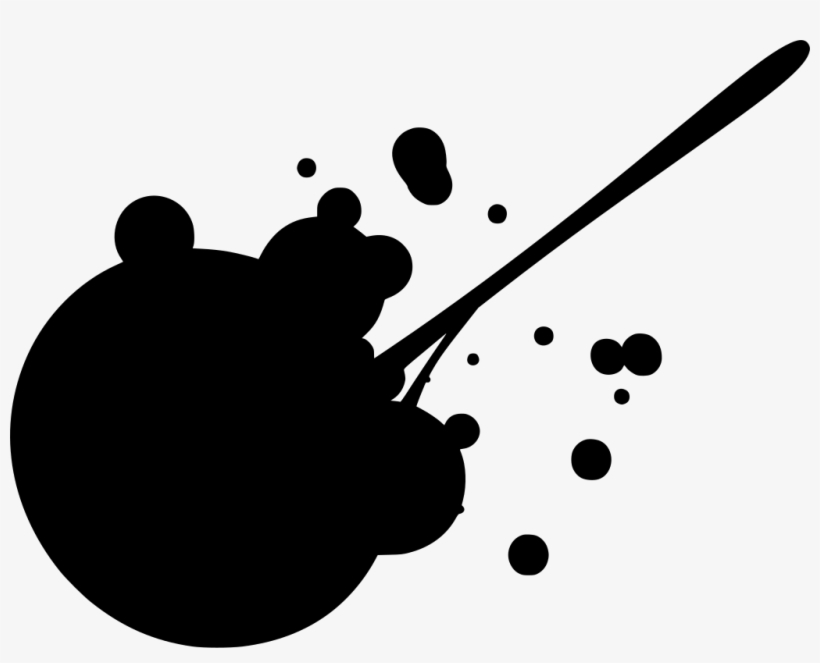 Black Paint Splat Png Transparent PNG - 600x442 - Free Download on NicePNG