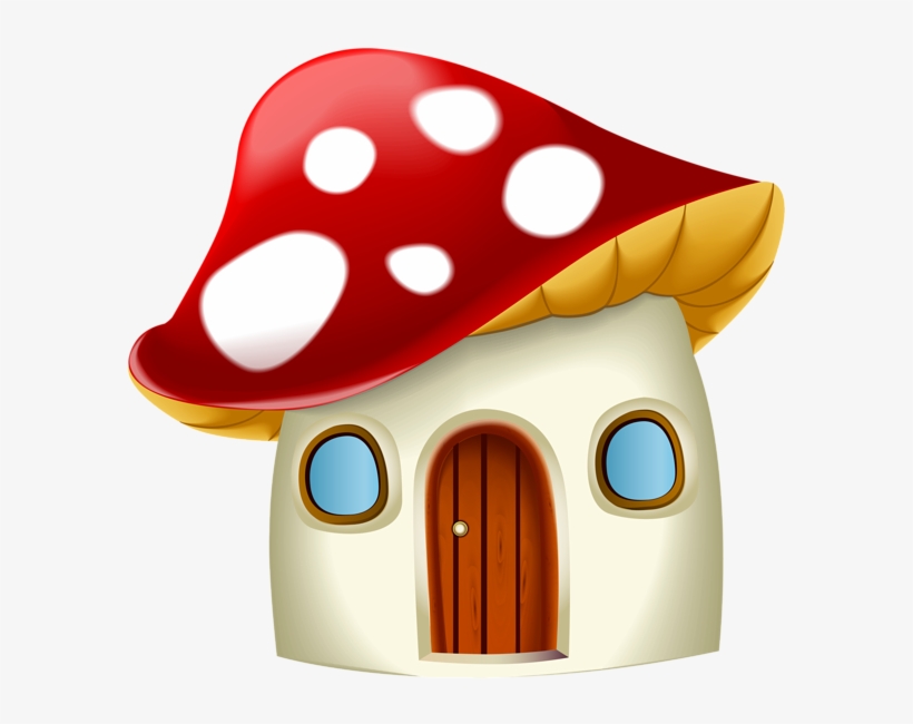 This Png Image - Mushroom House Smurfs Home Png Transparent PNG ...