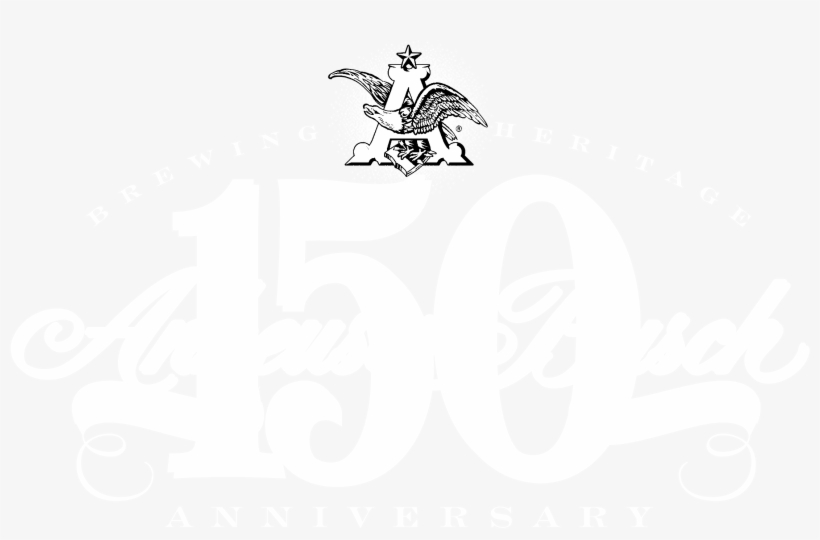 Anheuser Busch Logo Black And White - Illustration Transparent PNG ...