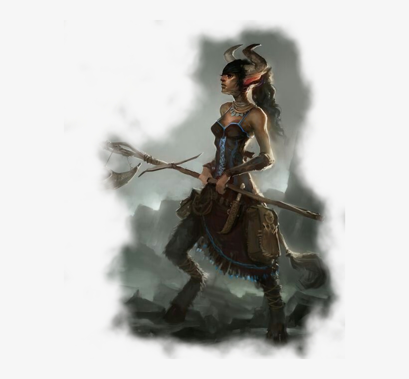3 - Female Satyr Archer Transparent PNG - 564x680 - Free Download on ...