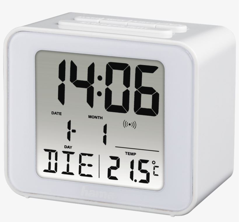 "cube" Radio Alarm Clock, White - Hama Funkwecker Cube, Schwarz ...