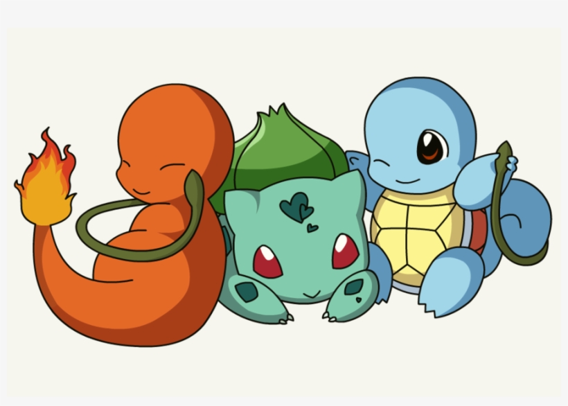Download Pokemon Transparent Starter - Starter Pokemon Transparent ...