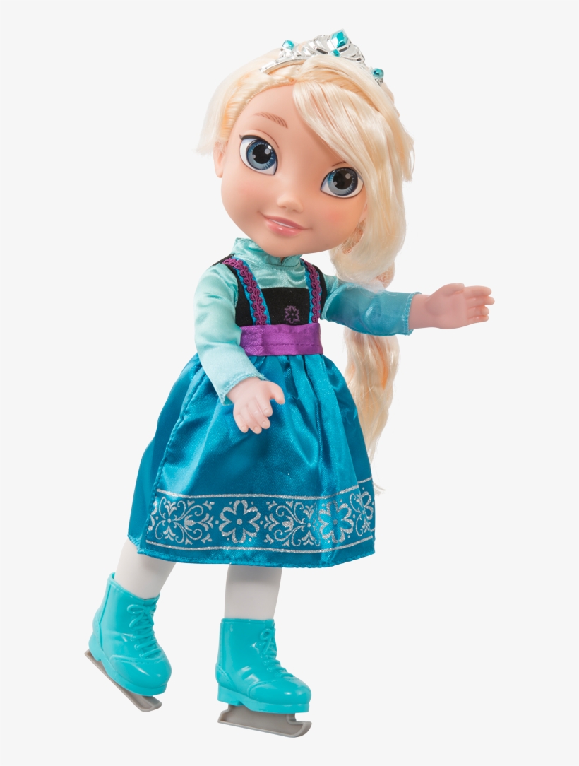 Frozen Elsa With Skates, , Large - Frozen Transparent PNG - 582x1004 ...