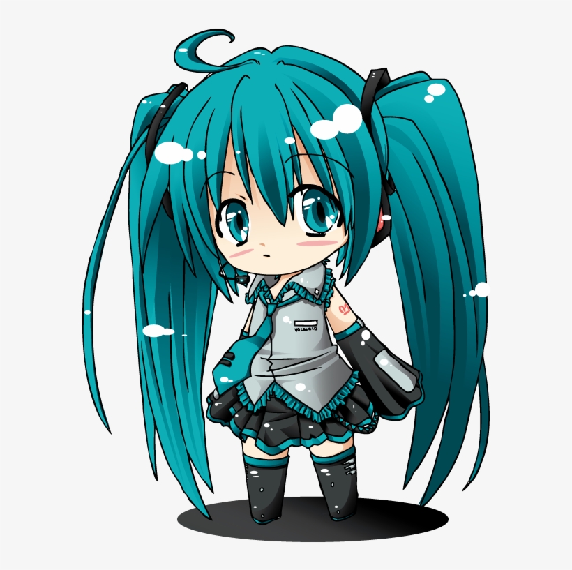 Personal X Reaper X Chibi Miku - Miku Chan Chibi Png Transparent PNG ...