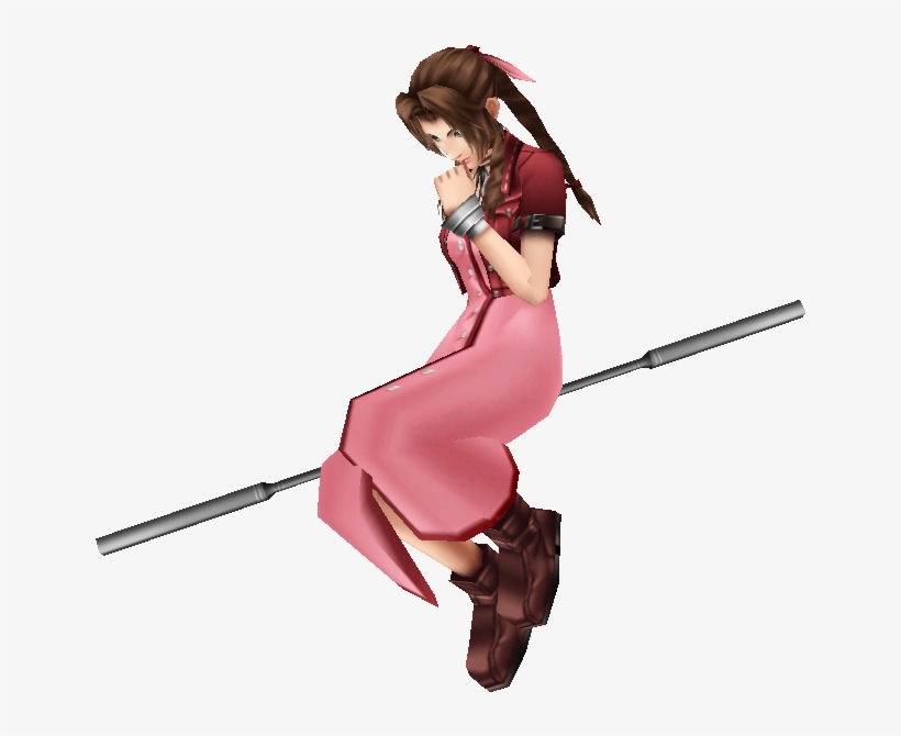Dissidia Holy Render - Aeris Final Fantasy Png Transparent PNG ...