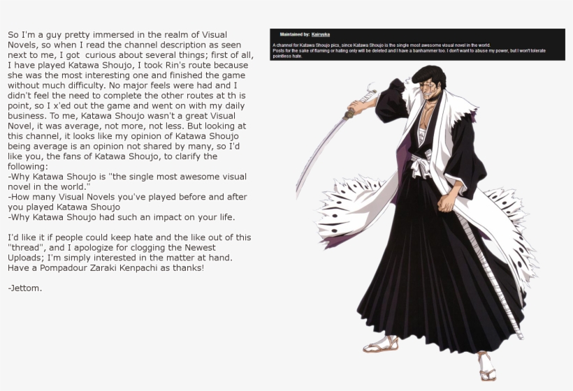 Bleach 11th Division Captain Zaraki Kenpachi Cosplay Transparent PNG ...