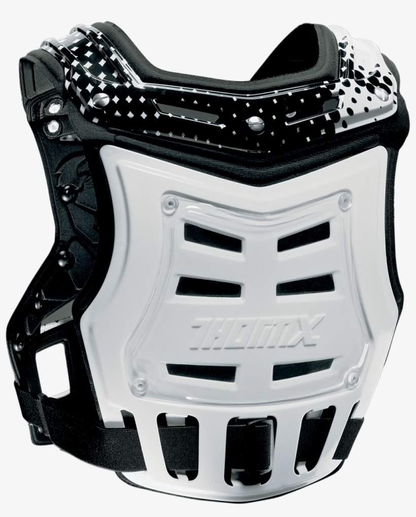 Thor Chest Protector Sentinel White Rear - Thor Brustpanzer Sentinel Ce ...