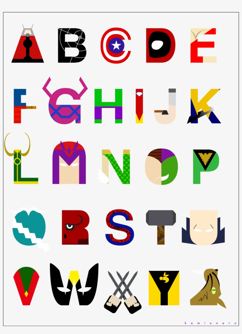 Superhero Alphabet