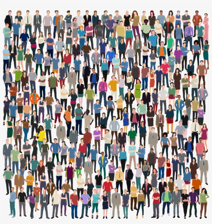 People - Huge Crowd Of People Transparent PNG - 896x900 - Free Download ...
