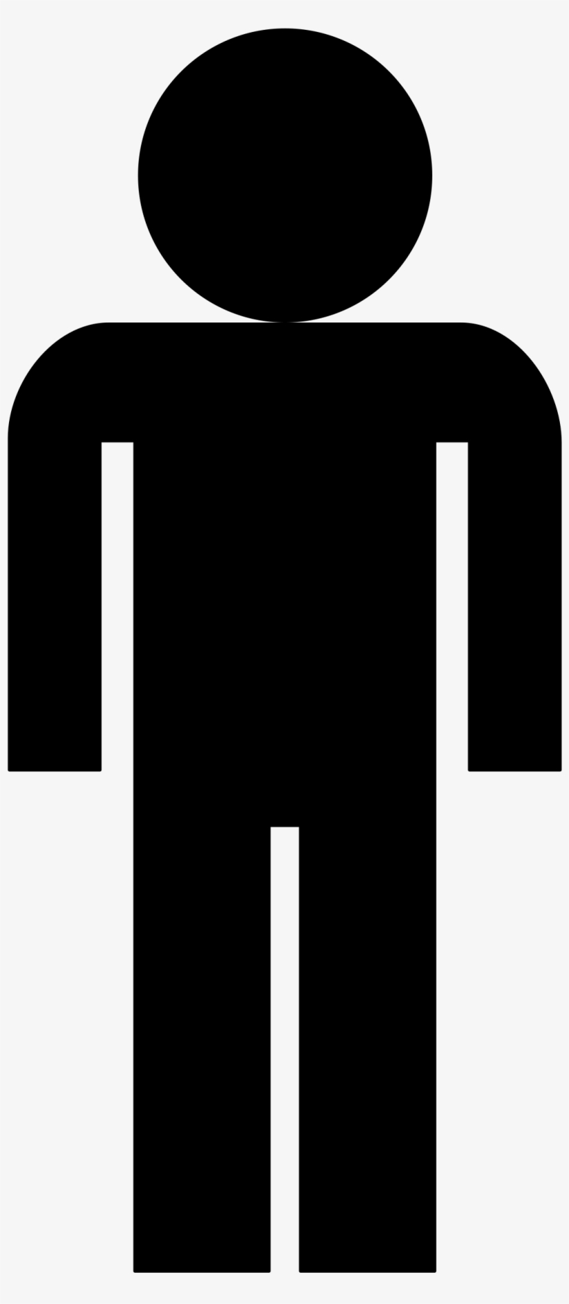 Clipart - Silueta De Hombre Baño Transparent PNG - 1089x2400 - Free ...