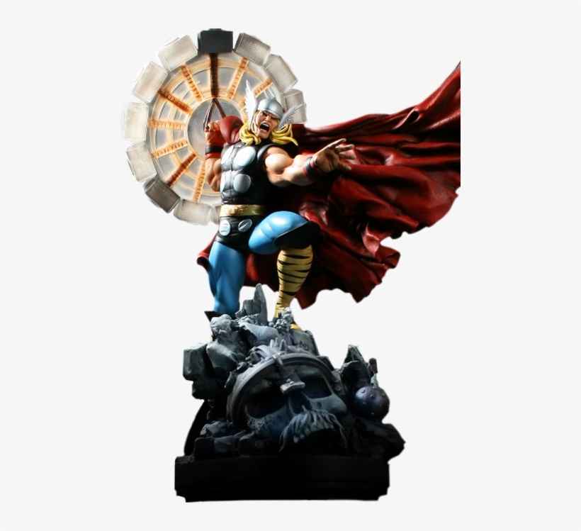 Marvel Polystone Statue Thor - Bowen Statue Classic Thor Transparent ...