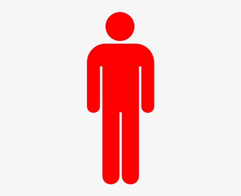 Red Clipart Person - Man Clipart Red Transparent PNG - 258x588 - Free ...