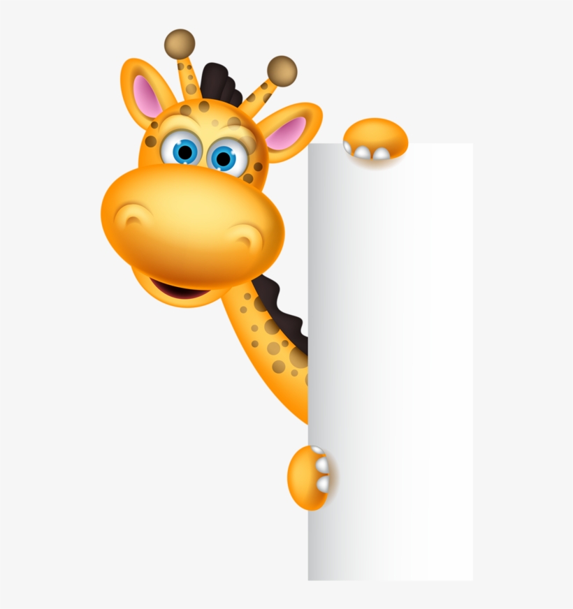 Giraffe - Giraffe Frame Clipart Transparent PNG - 557x800 - Free ...