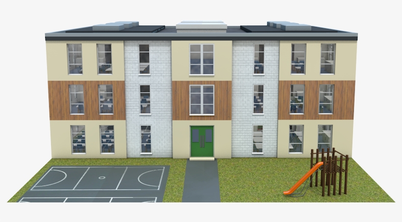 Back Inside Of School Building Outside Of School Building - Apartment ...