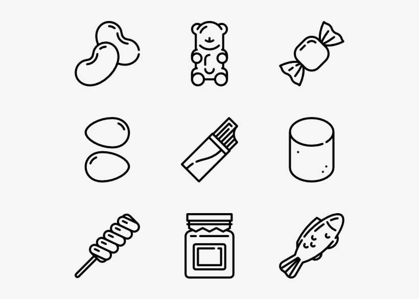 Candy And Sweets - Candy Icons Transparent PNG - 600x564 - Free ...
