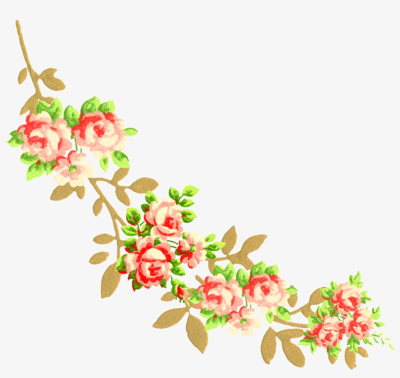 Flower Corner Design Png Png Free Download - Flowers Corner Design Png ...