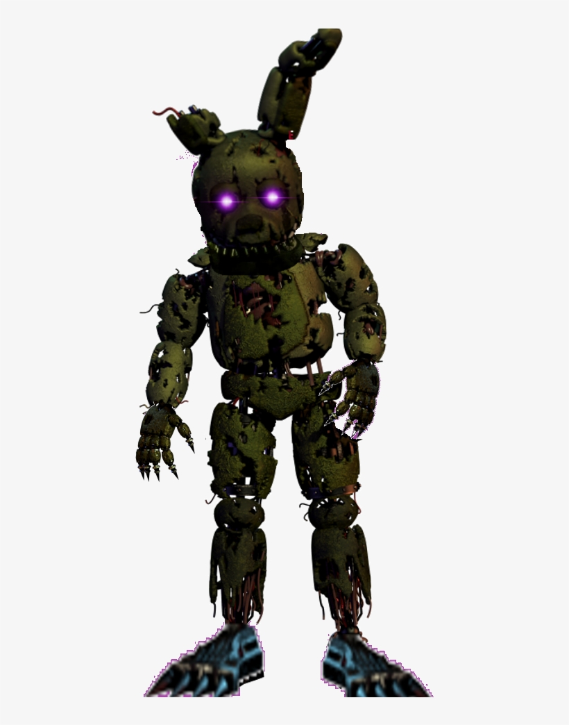 Appearance - Fnaf Springtrap Transparent PNG - 1000x1000 - Free ...